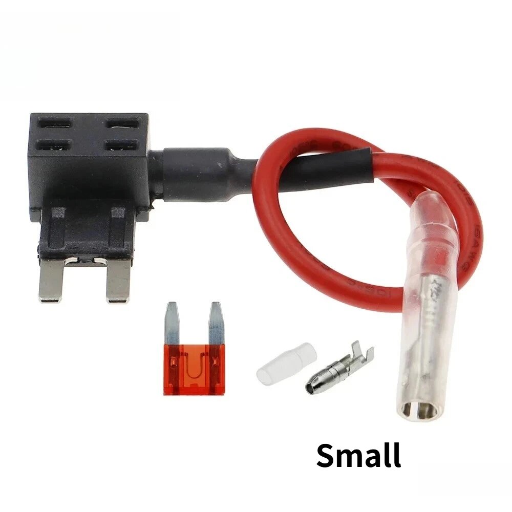 Держатель автомобильных предохранителей MINI SMALL MEDIUM 32V с адаптером-разветвителем для микропредохранителей, мини-предохранителей и стандартных предохранителей ATM Blade