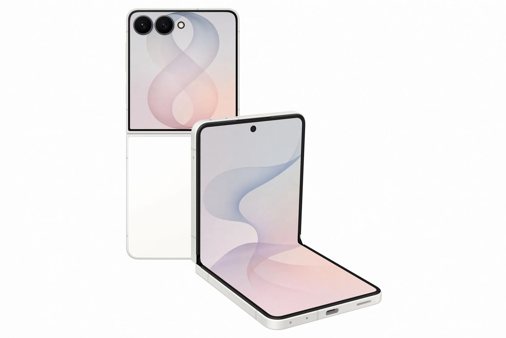 Смартфон Samsung Galaxy Z Flip8 12/512ГБ Cream, Глобальная версия