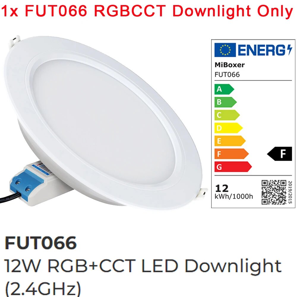 MiBoxer FUT066 RGB+CCT Downlight, FUT066 Only