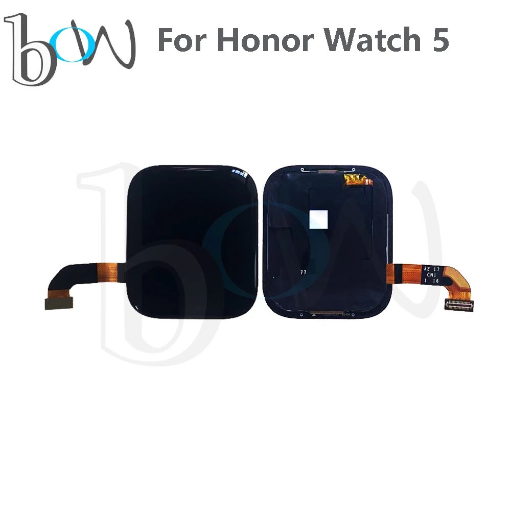 Для Honor Watch 5 STL-L19 ЖК-дисплей, дигитайзер сенсорного экрана, стеклянная панель, полная сборка, запасные части для умных часов