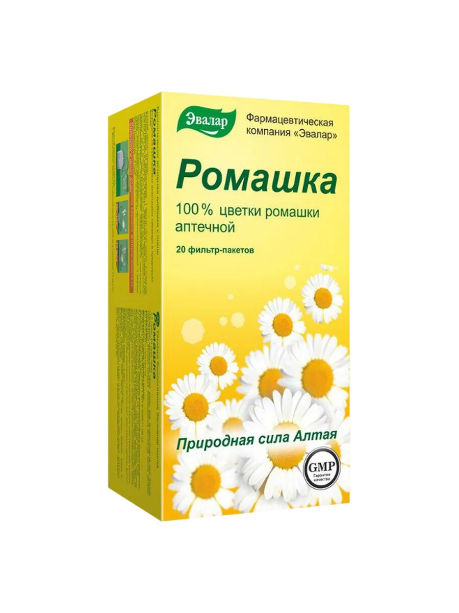 Ромашки цветки фильтр-пакеты 1,5 г 20 шт