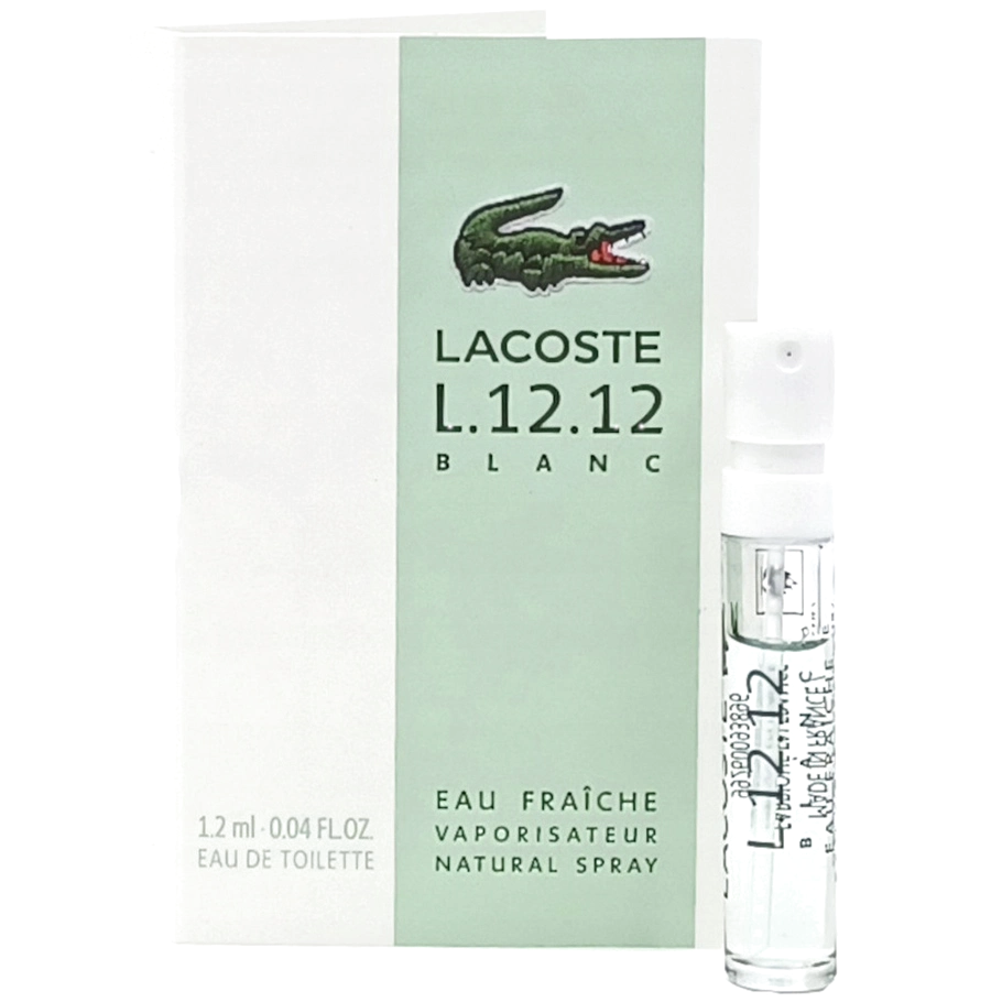 Миниатюра мужского парфюма Лакост Бланк О Фреш 1.2 мл / Lacoste L 12 12 Blanc Eau Fraiche