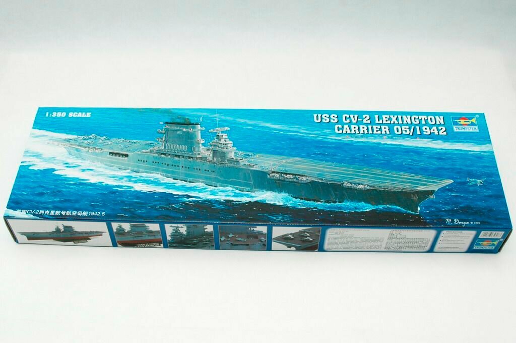 1/350 Авианосец USS Lexington (CV-2) Сборочная модель