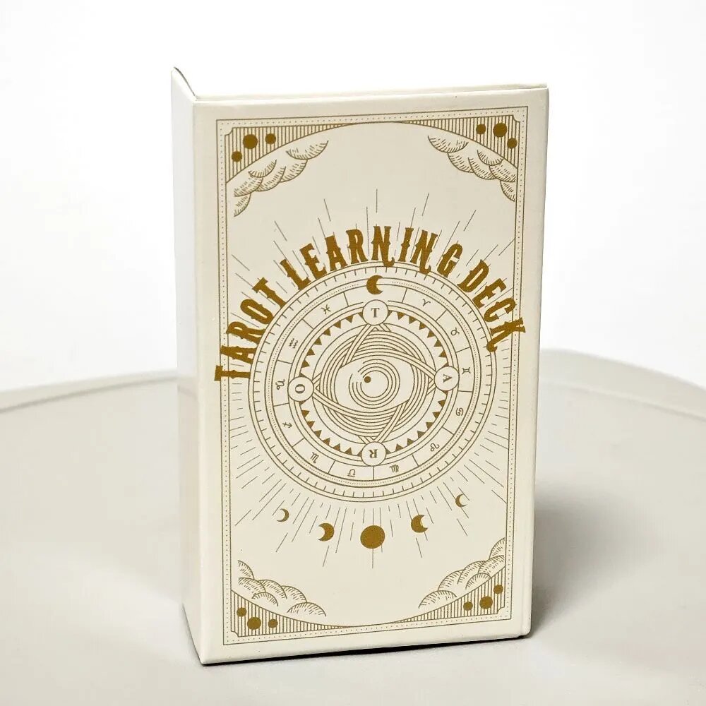 Карты Таро Tarot Learning Deck 10.3*6 см 78 карт, авторская, мини-колода, английский