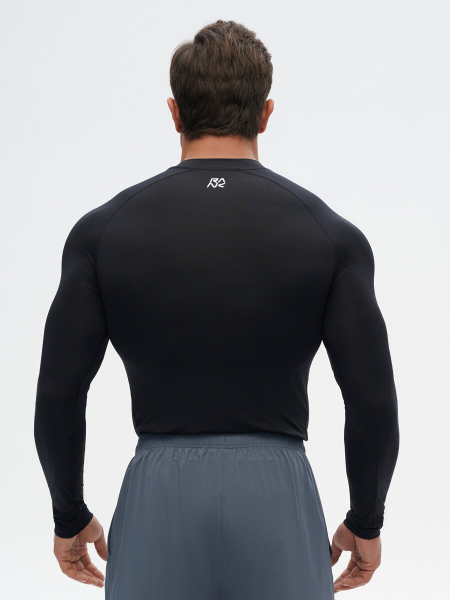 Лонгслив спортивный RANK Compression Long Sleeve, размер XL, , черный — фото 1