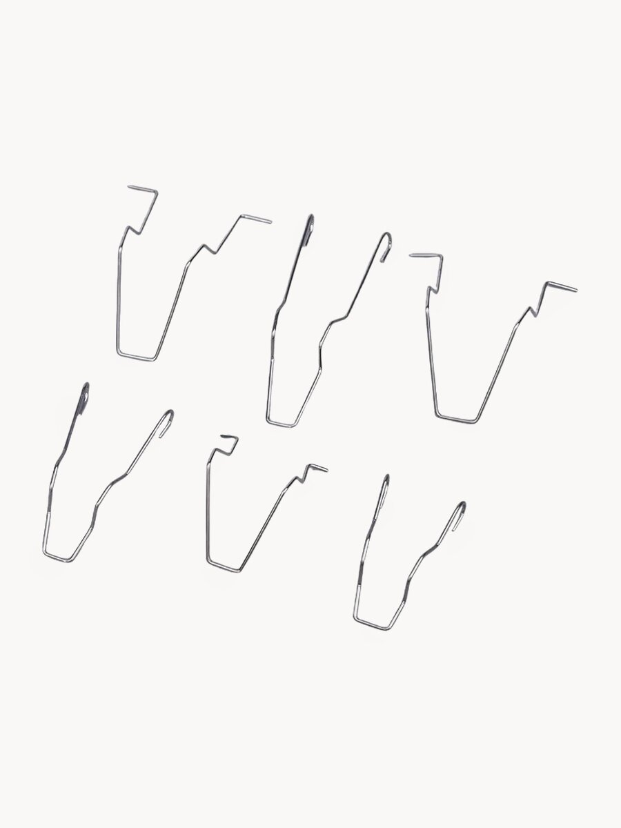 6 шт. металлические пружинные зажимы для лампы фар для H1 H3 H4 H7 автомобильные фары фиксатор лампы пружинные зажимы пряжки 5ZHSFULLKIT