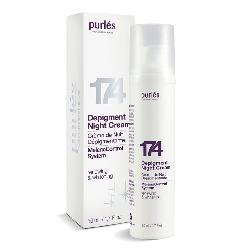 Крем для ухода за кожей Purles 174 Depigment Night Cream Депигментирующий ночной крем 50 мл