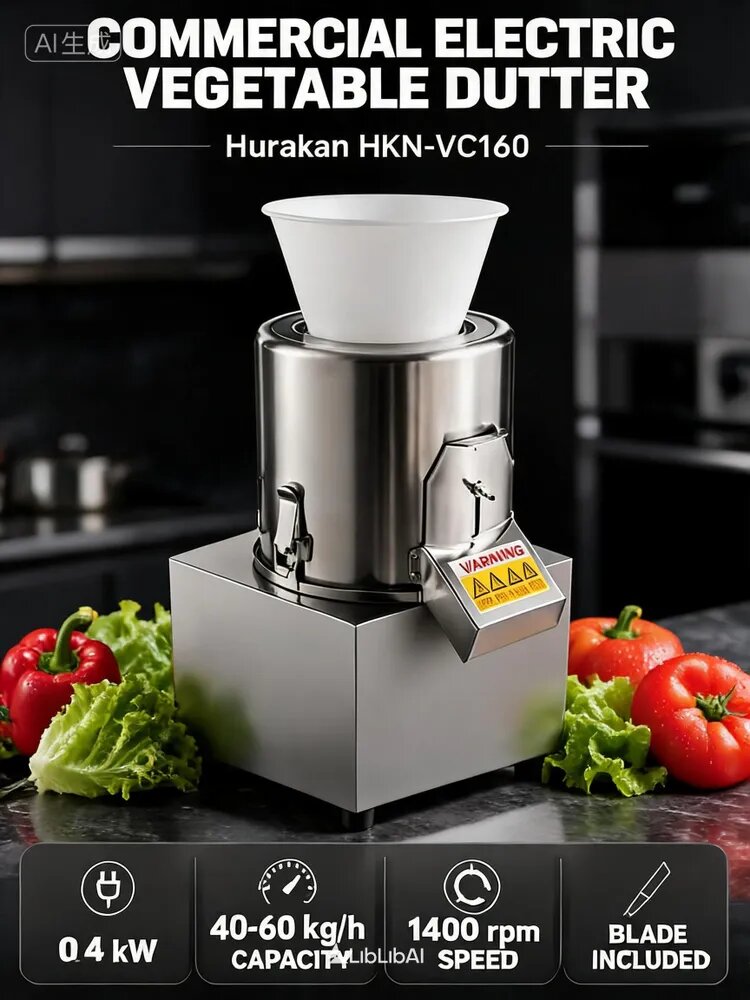 Измельчитель кухонный электрический HKN-VC160 для овощей и яблок, профессиональный
