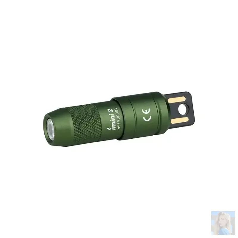 Миниатюрный перезаряжаемый фонарик-брелок Olight iUltra/iMini 2 – 80 люмен, USB-C, вес 20 г, для ключей и EDC