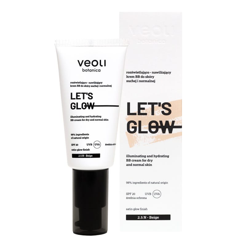 BB-средство Veoli Botanica Let's Glow Сияюще-увлажняющий легкий BB-крем (цвет ) 2.5 Beige 30 мл