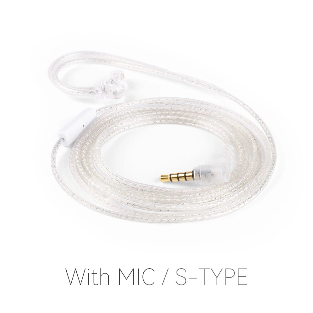 QKZ A2 кабель для наушников 3,5 мм with MIC