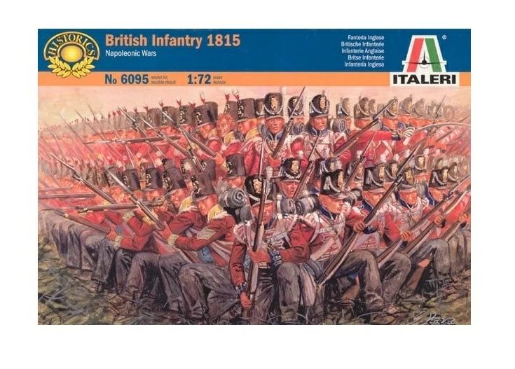 Солдатики napoleonic wars - british infantry 1815 Масштаб 1/72 Italeri Арт.6095ИТ