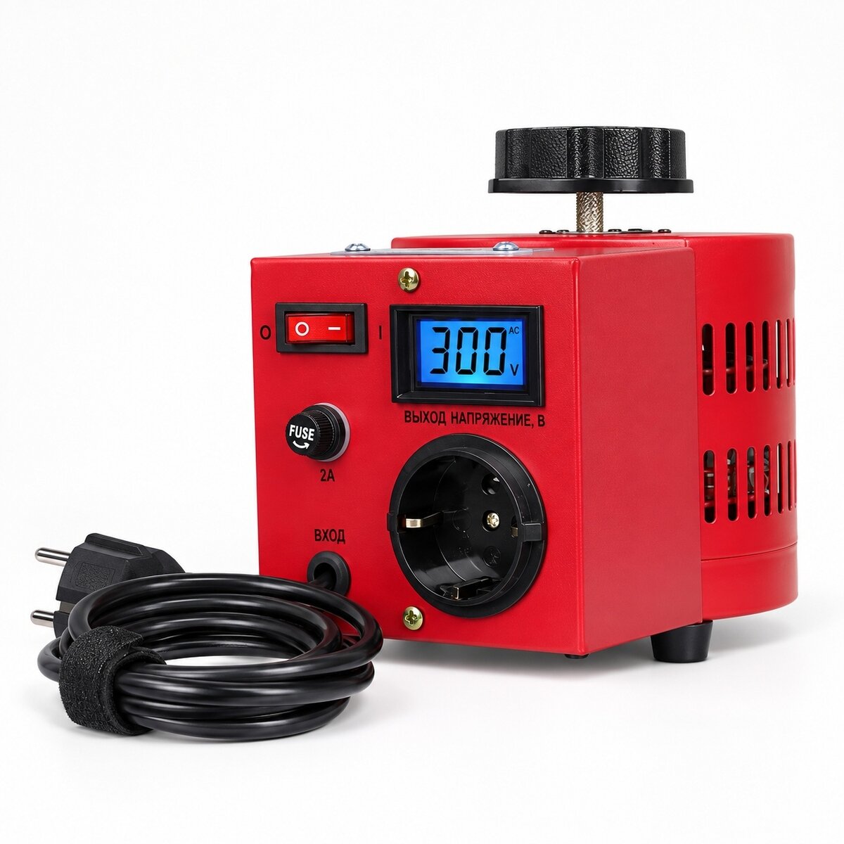 Автотрансформатор ЛАТР SUNTEK RED 500ВА 0-300 Вольт (2А), 2 года гарантии