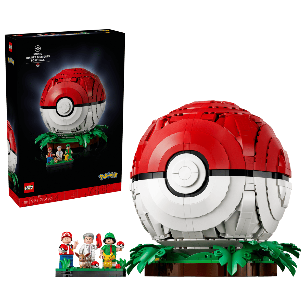 Конструктор LEGO Pokemon Легендарый моменты тренеров 72154, 2386 деталей, от 18 лет