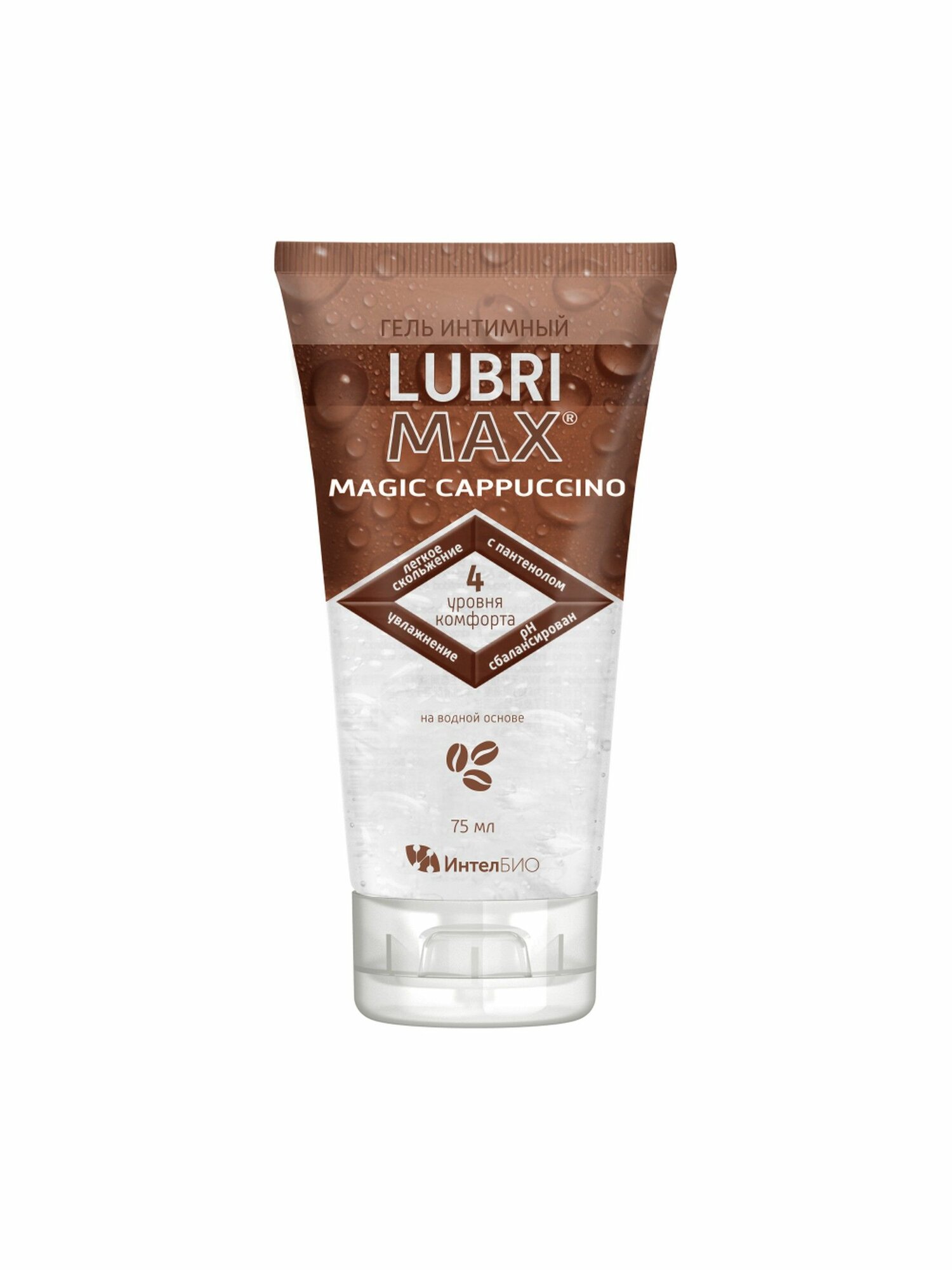 Lubrimax гель интимный magic cappuccino 75 мл