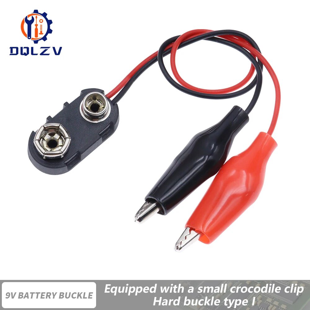 Разъем питания для батареи DQLZV Battery buckle 5PCS, Hard crocodile clip