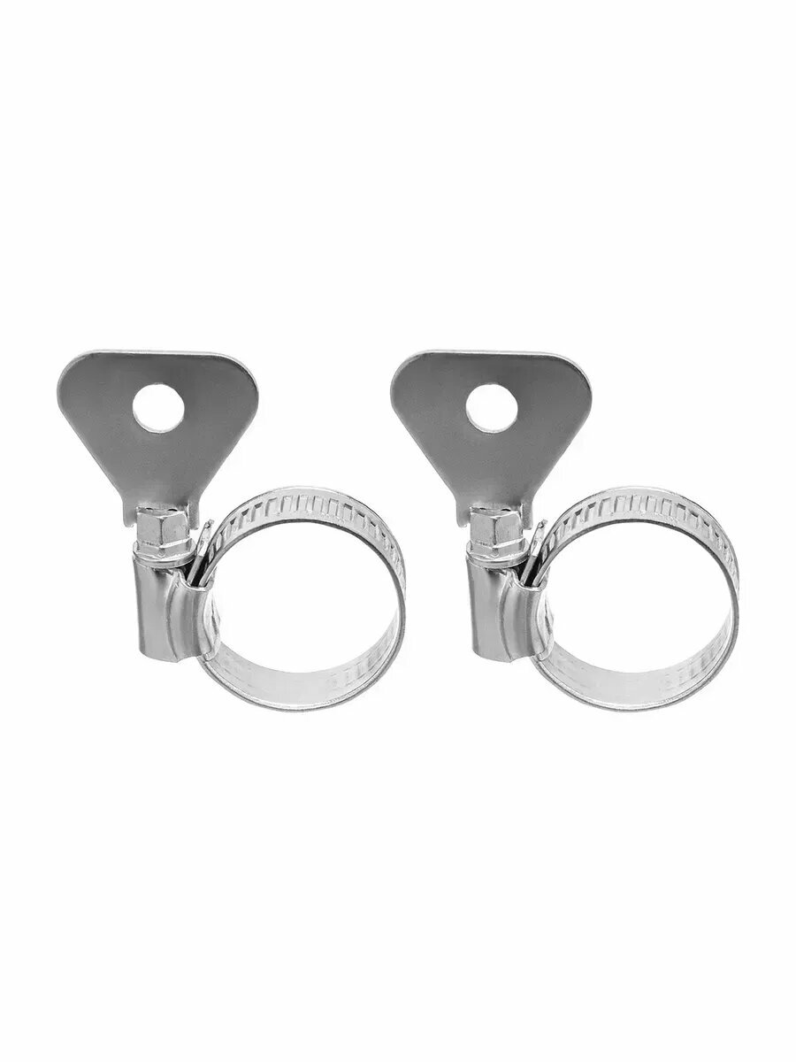 Хомуты металлические червячные 16-25мм, 2 шт, СИБРТЕХ 476507