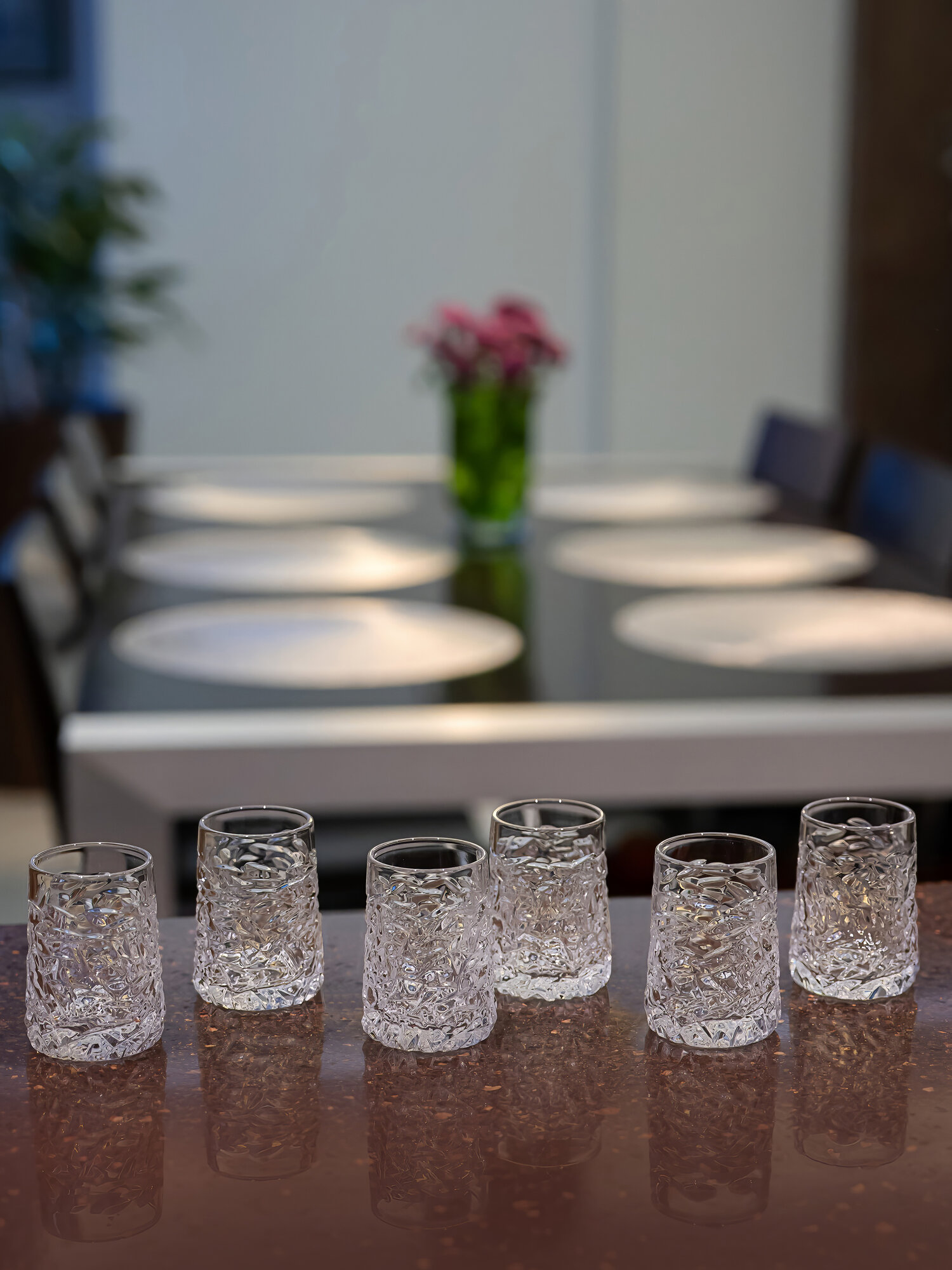 Хрустальные стопки для вина, водки, коньяка 40 мл. набор 6 шт. Неман 100/81, 11603/40гр