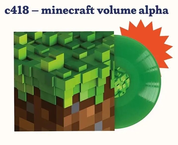 Виниловая пластинка C418 - Minecraft Volume Alpha (Translucent Green Vinyl) LP