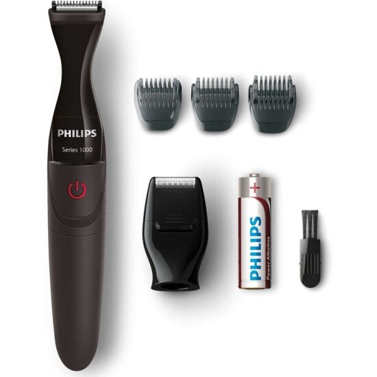 Триммер Philips MG1100/16 Multigroom Series 1000. Точный стайлер для бороды. Бритье, подравнивание и моделирование