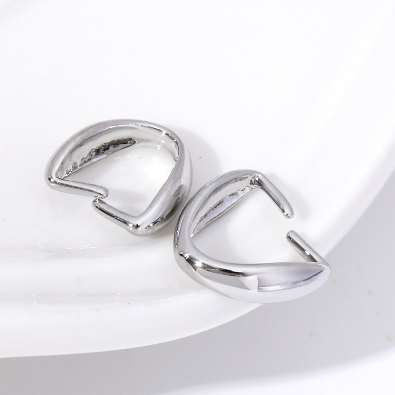 Бейлы для подвесок, Бейл держатель для кулона подвески, материалы для бижутерии,10шт,10x9,5мм, латунь, с родиевым покрытием