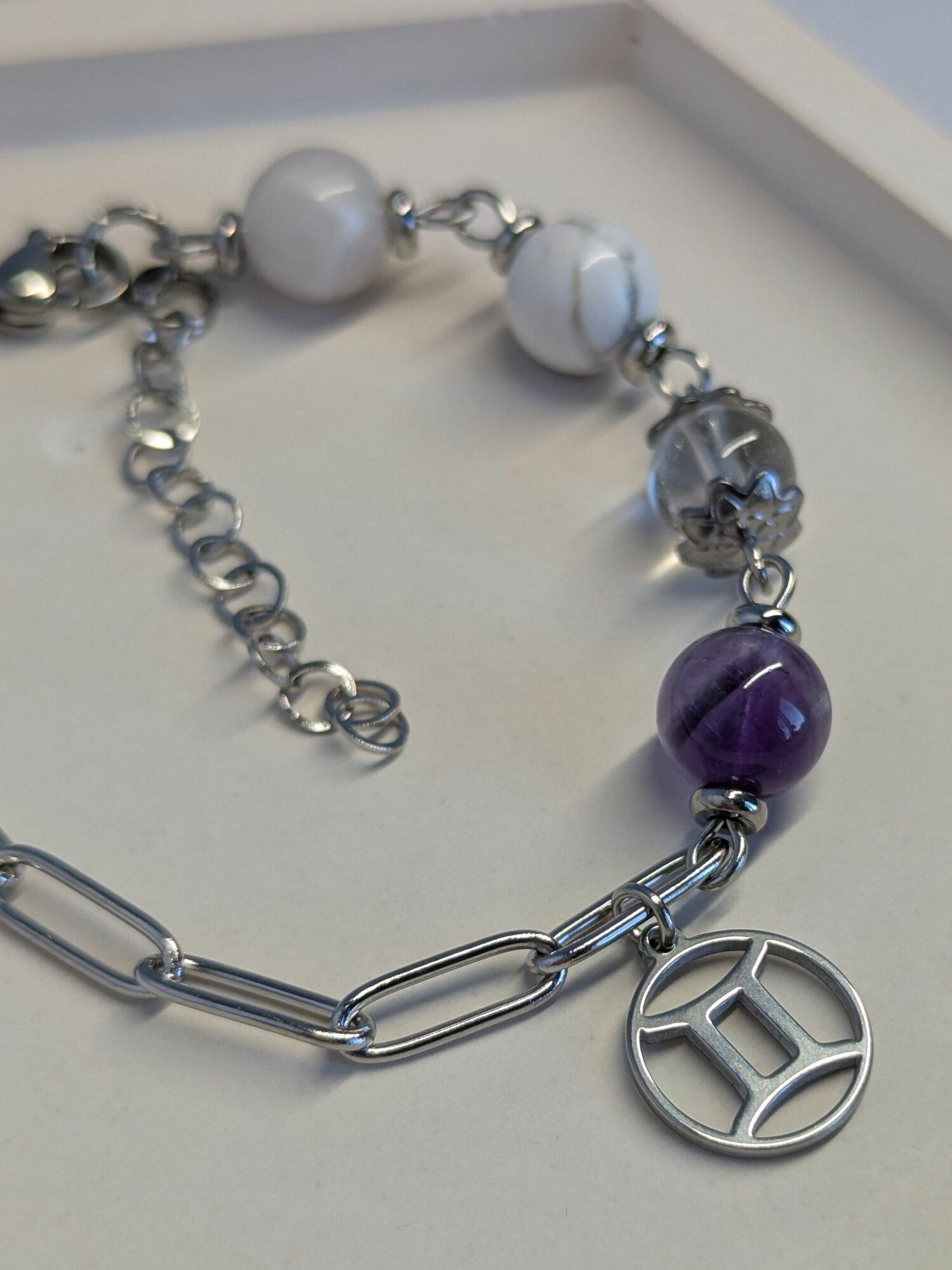 Браслет, аметист