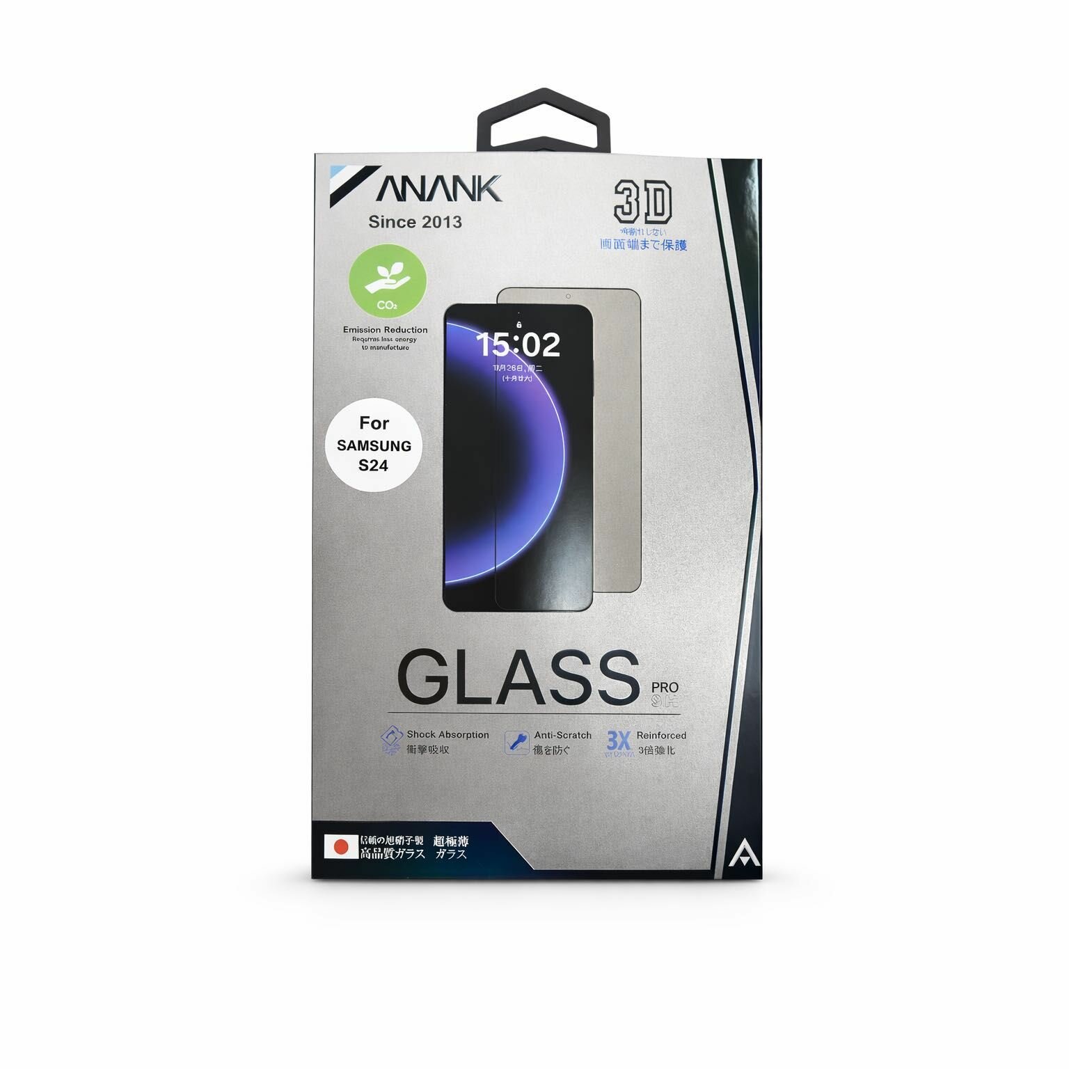 Защитное стекло для Samsung S24 3D Anank