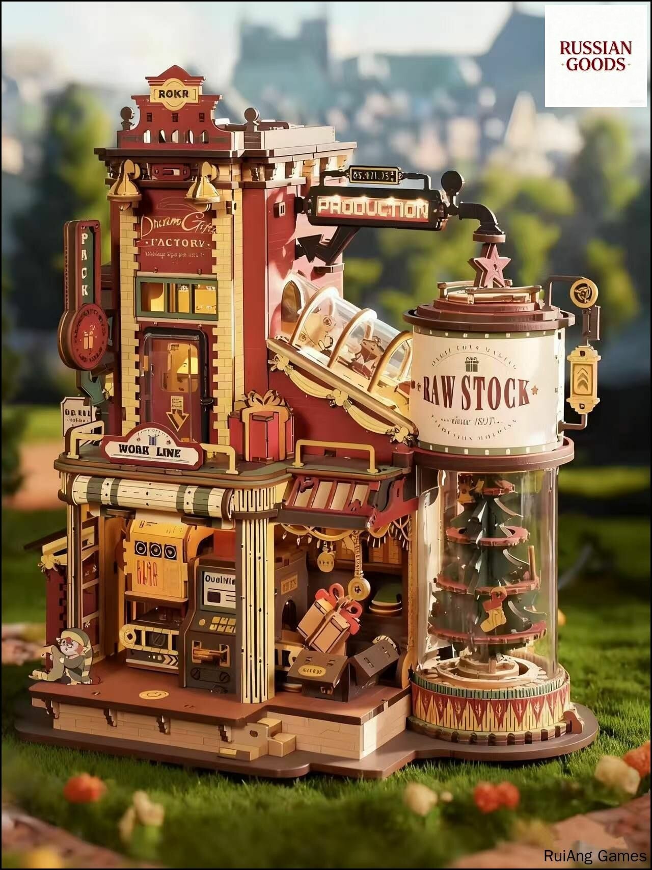 Деревянный конструктор Фабрика подарков RK023 шкатулка для украшений