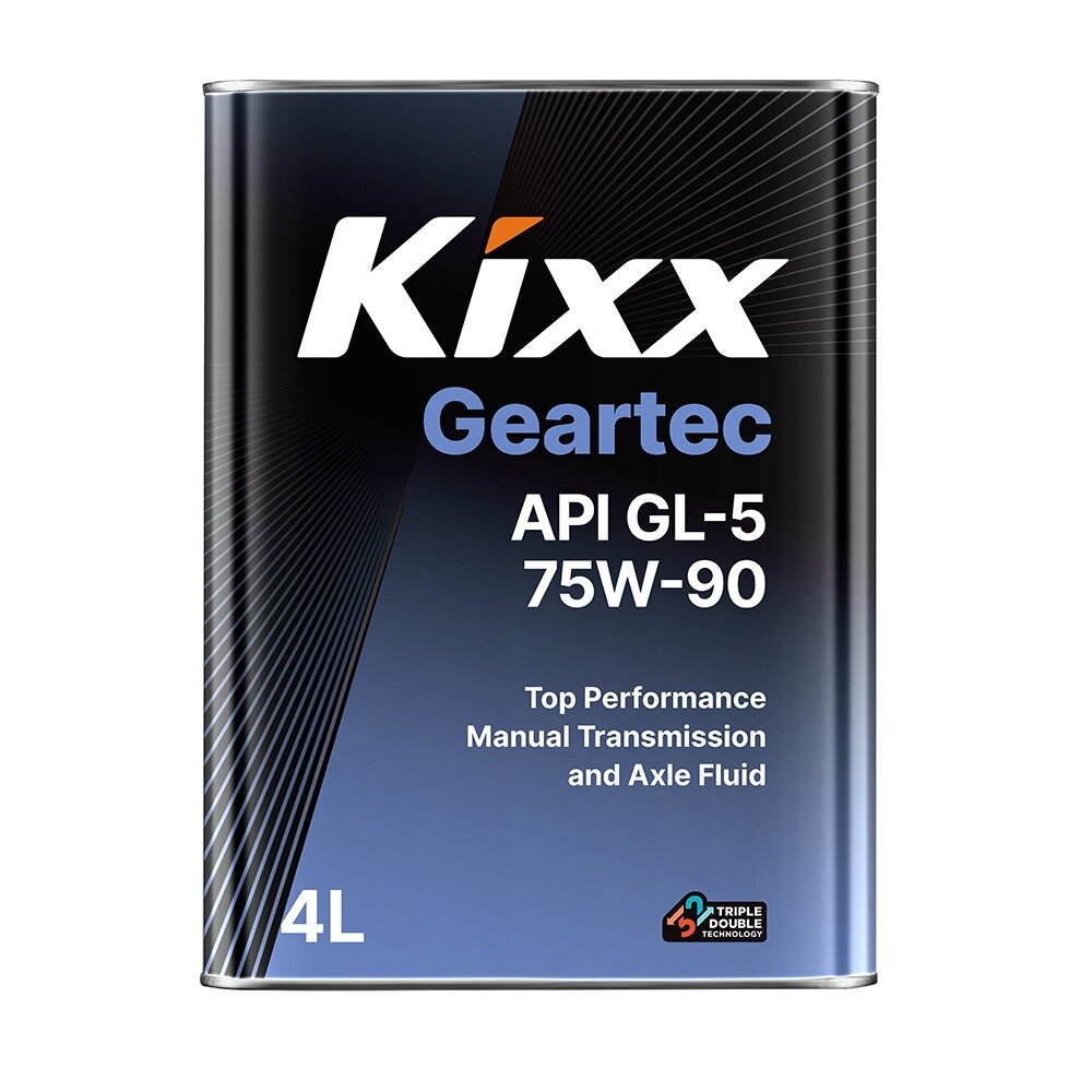 Масло трансмиссионное KIXX GEARTEC 75W90 GL-5 4 л L296244TE1/L296244TR1