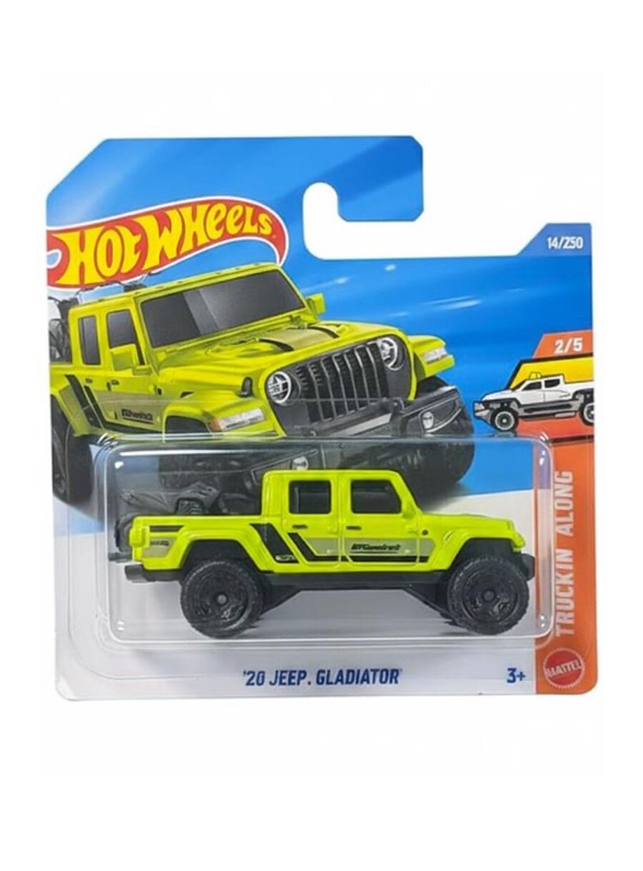 JJH91 Hot Wheels машинка металлическая игрушка коллекционная масштабная модель 20 Jeep Gladiator кейс 2026