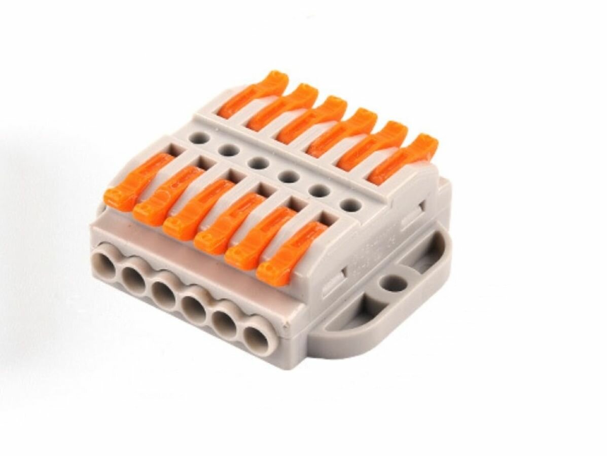 Клемма пружинная быстрозажимная СН-22/6Р-1/1. Клеммная колодка (1 шт)