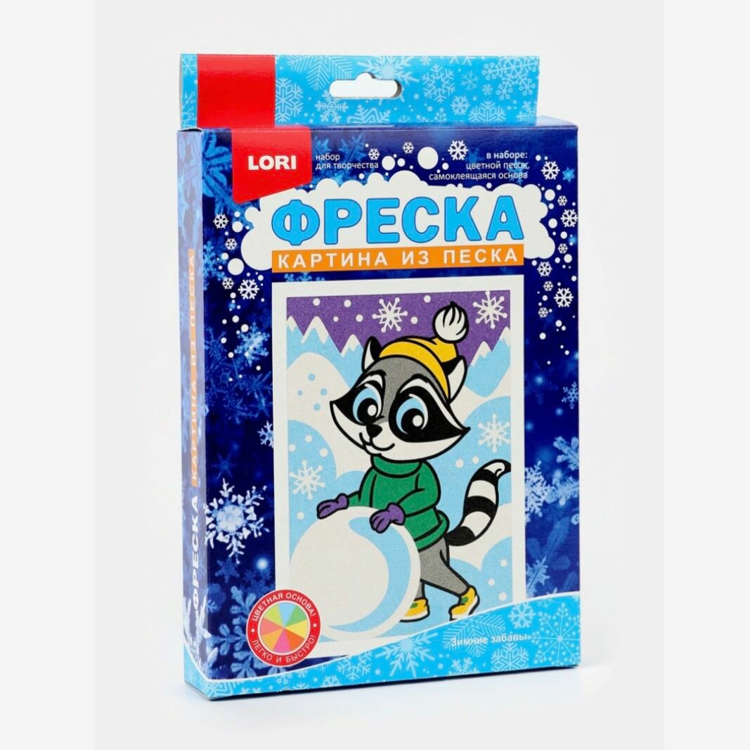 Набор для творчества Lori фреска из песка