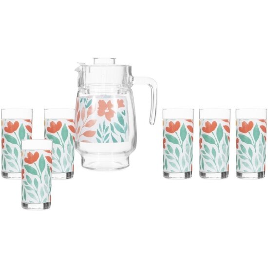 Набор питьевой Luminarc ALVIS RED Q9050, 7 предметов