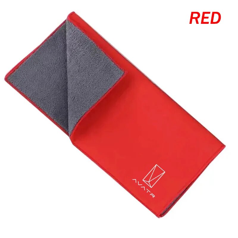 Полотенце для авто Avatr Red, двустороннее