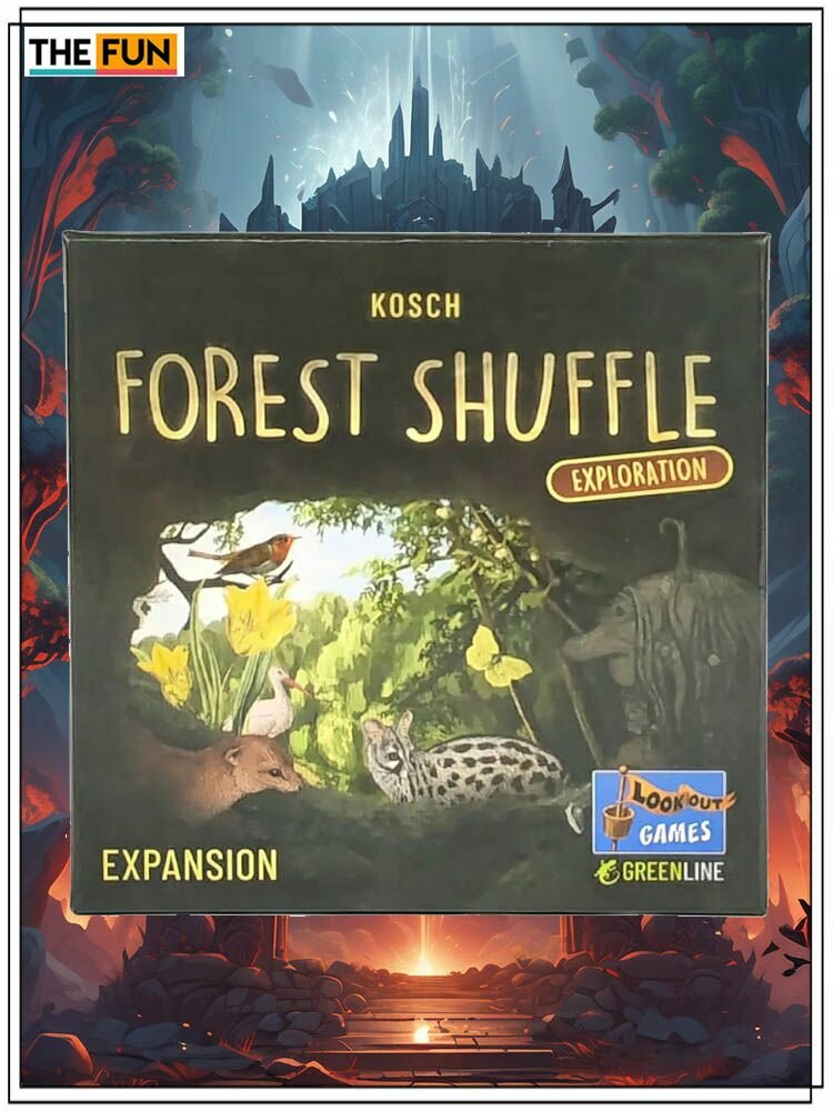 Настольная карточная игра Настольная Forest Shuffle DLC Игра Лесной перемешивание