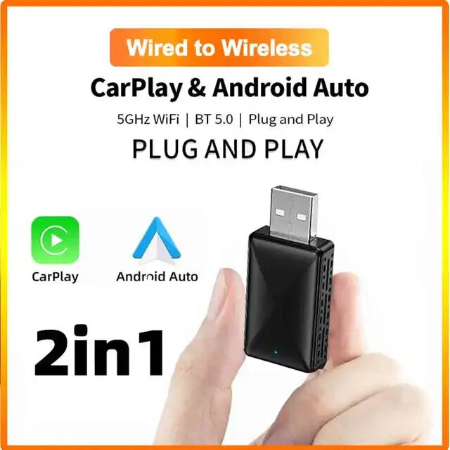 Новый беспроводной адаптер CarPlay объединяет возможности Android Auto и Wi-Fi в одном компактном мини-устройстве, совместимом с автомобилями Toyota, Ford, Volvo, Mercedes-Benz, MG, Kia и Mazda.