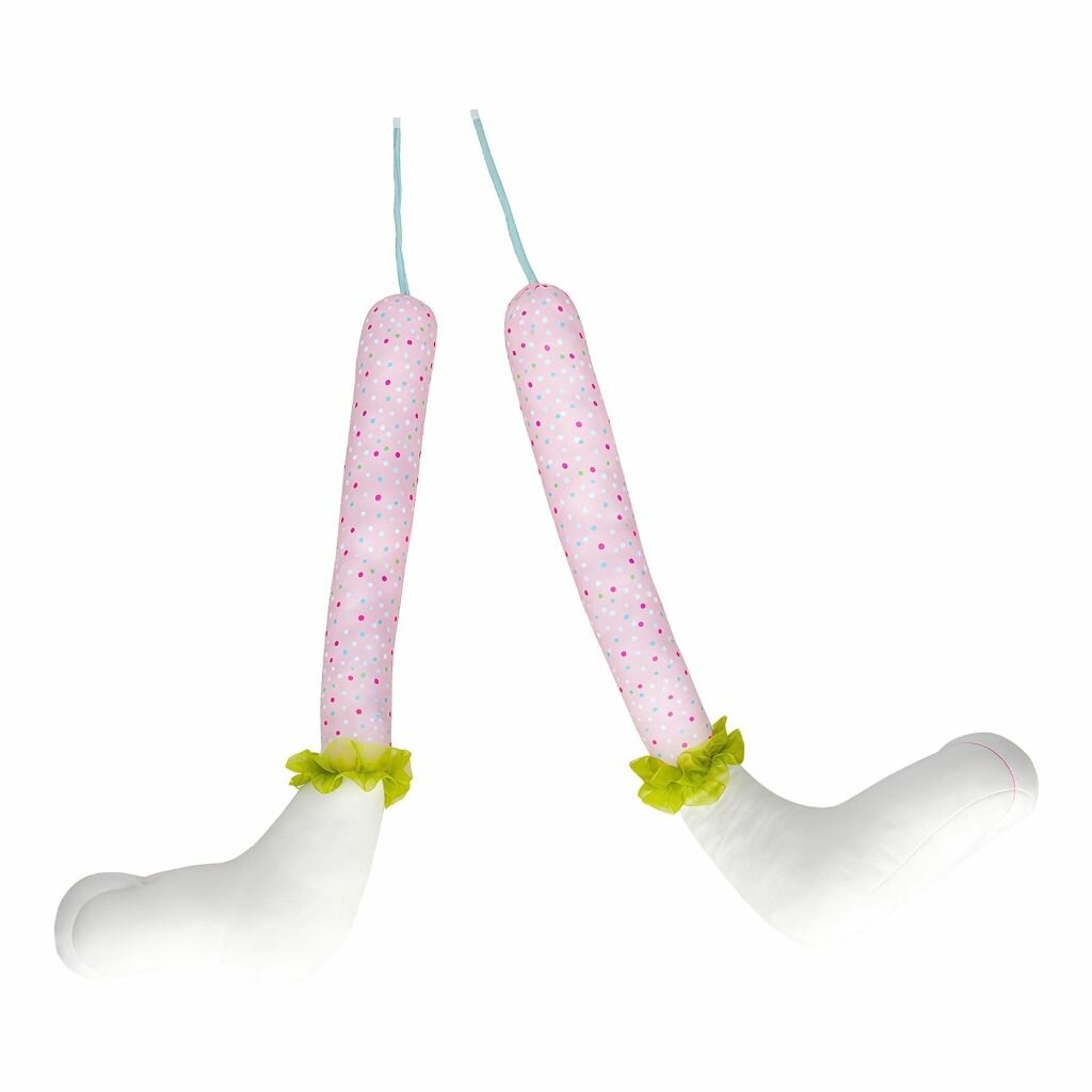 Праздничное Украшение С Подвеской В Виде Ножки Пасхального Кролика-Розовый