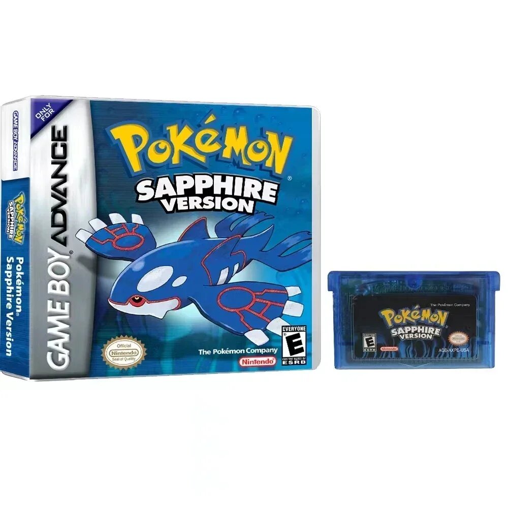 Pokemon Emerald FireRed LeafGreen Ruby Sapphire 5 Versions GBA Game USA