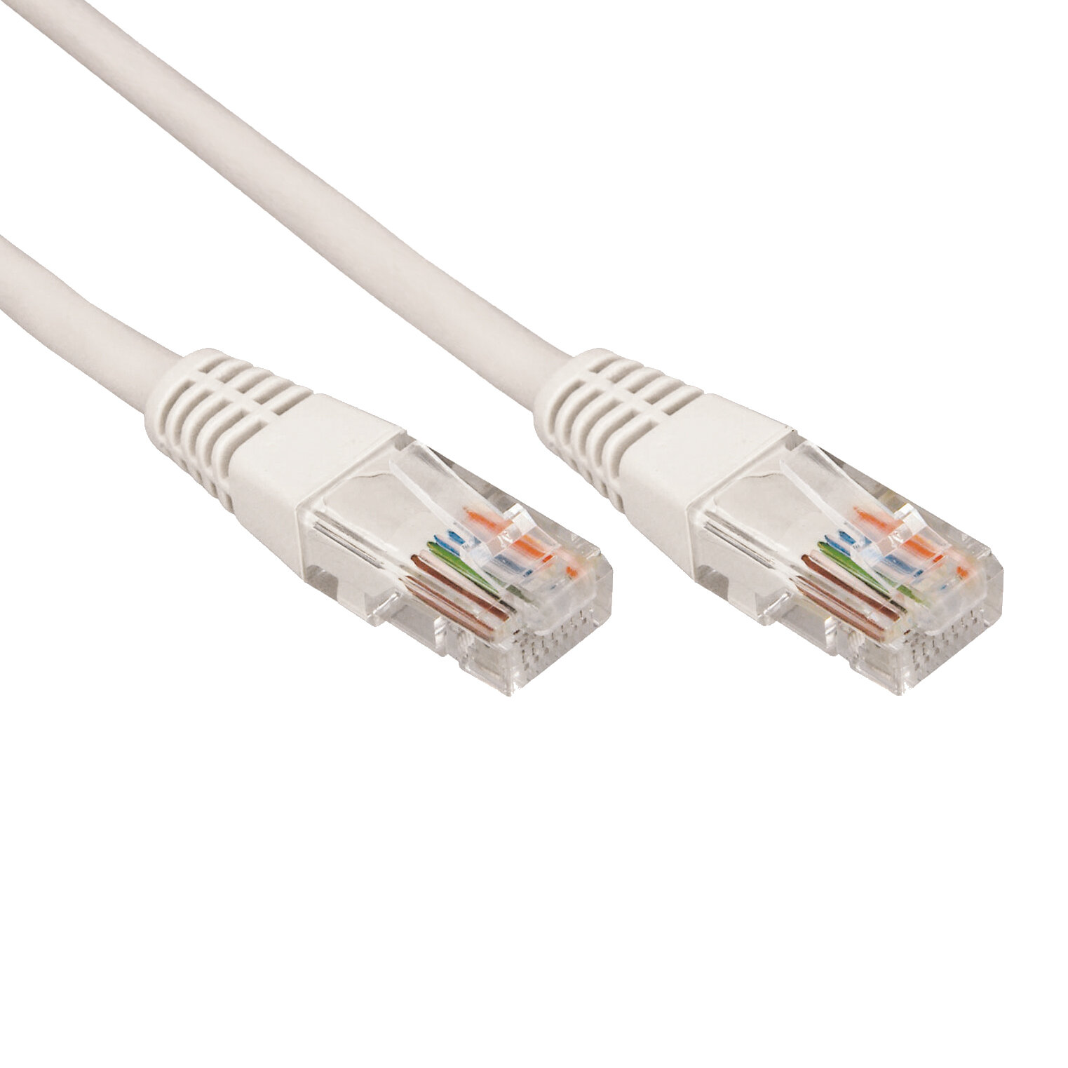 Шнур коммутационный, патч-корд U/UTP RJ45-RJ45, CAT 5e, PVC серый, 7м REXANT