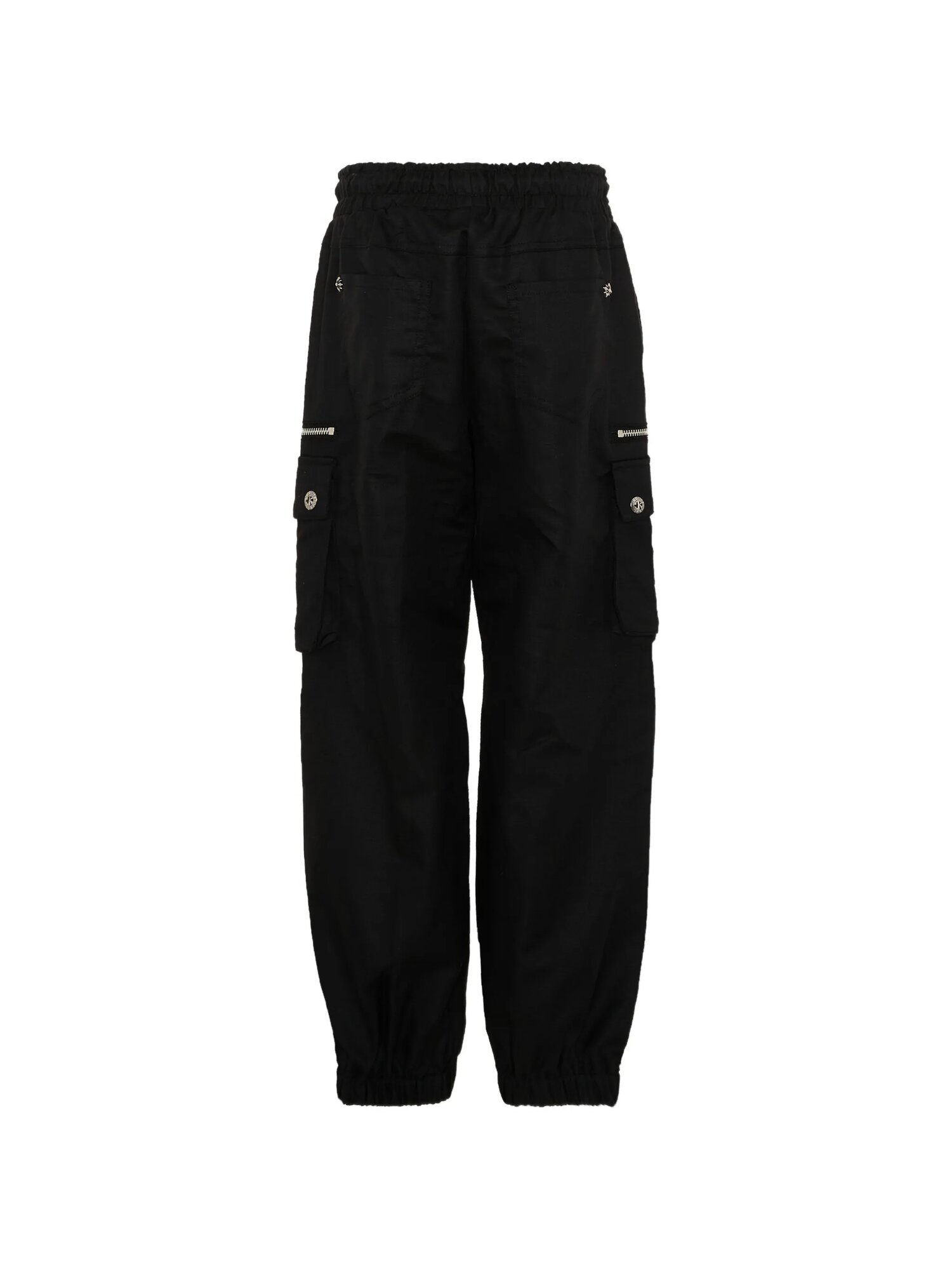 Брюки JOHN RICHMOND Zip-pocket cargo trousers, размер 10 лет, черный — фото 1