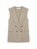 Куртка Alberta Ferretti Double-breasted sleeveless jacket, размер 40, brown