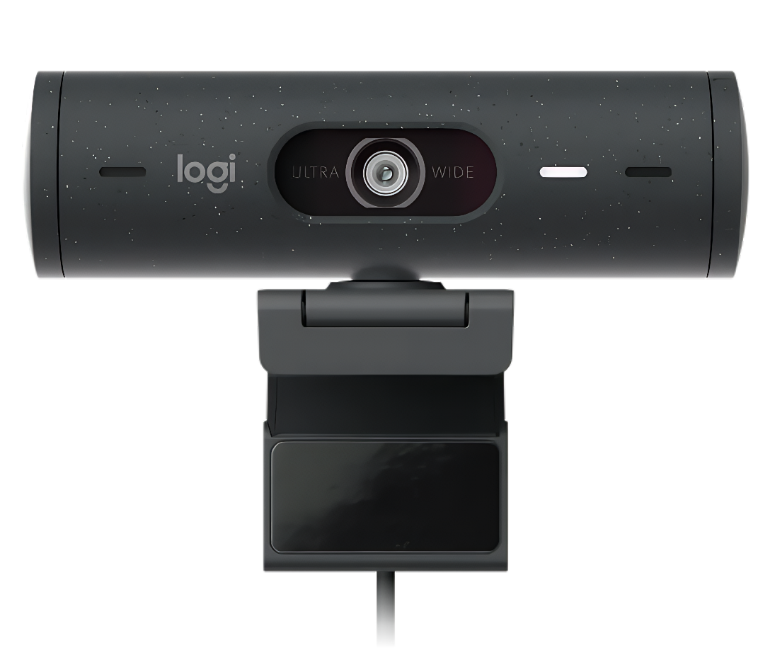 Веб-камера Logitech Webcam Brio 500 HD 1920x1080, с микрофоном, 4MP, автофокус, черный