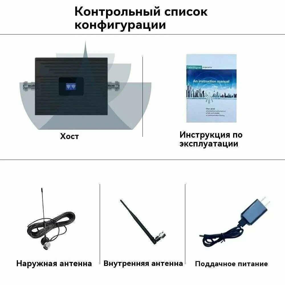 Автомобильный усилитель сотовой связи , двухдиапазонный ретранслятор GSM 2G 3G 900МГц, усилитель сигнала LTE 4G 1800 DCS, комплект антенн-усилителей для мобильных телефонов