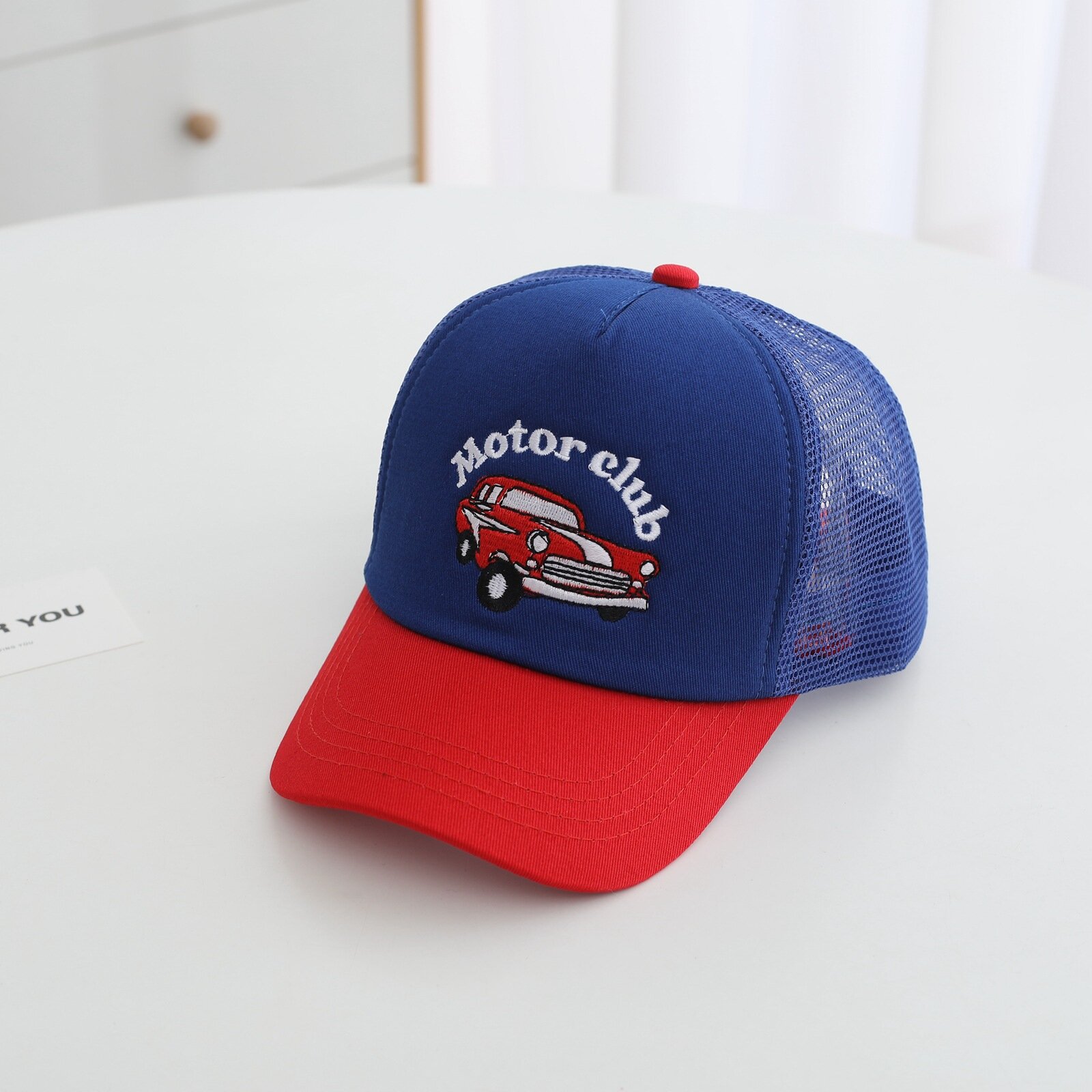 DIY Кепка Детская Экскаватор Сетка Летняя Солнцезащитная Полиэстер