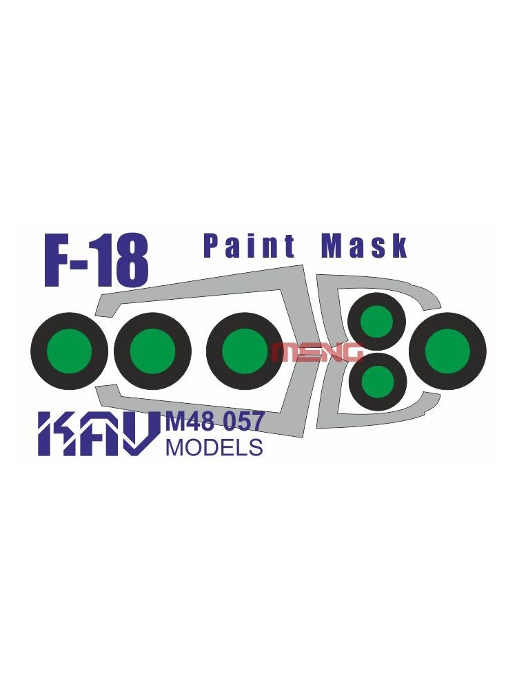 Окрасочная маска на F/A-18 (Meng) KAV M48 057
