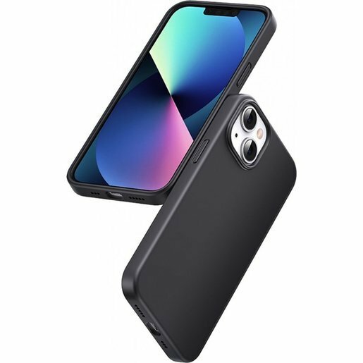 Эксклюзивный силиконовый чехол UGREEN LP626 для iPhone 14 с диагональю 6.7 дюйма, модель 90920 в черном цвете, обеспечивающий надежную защиту