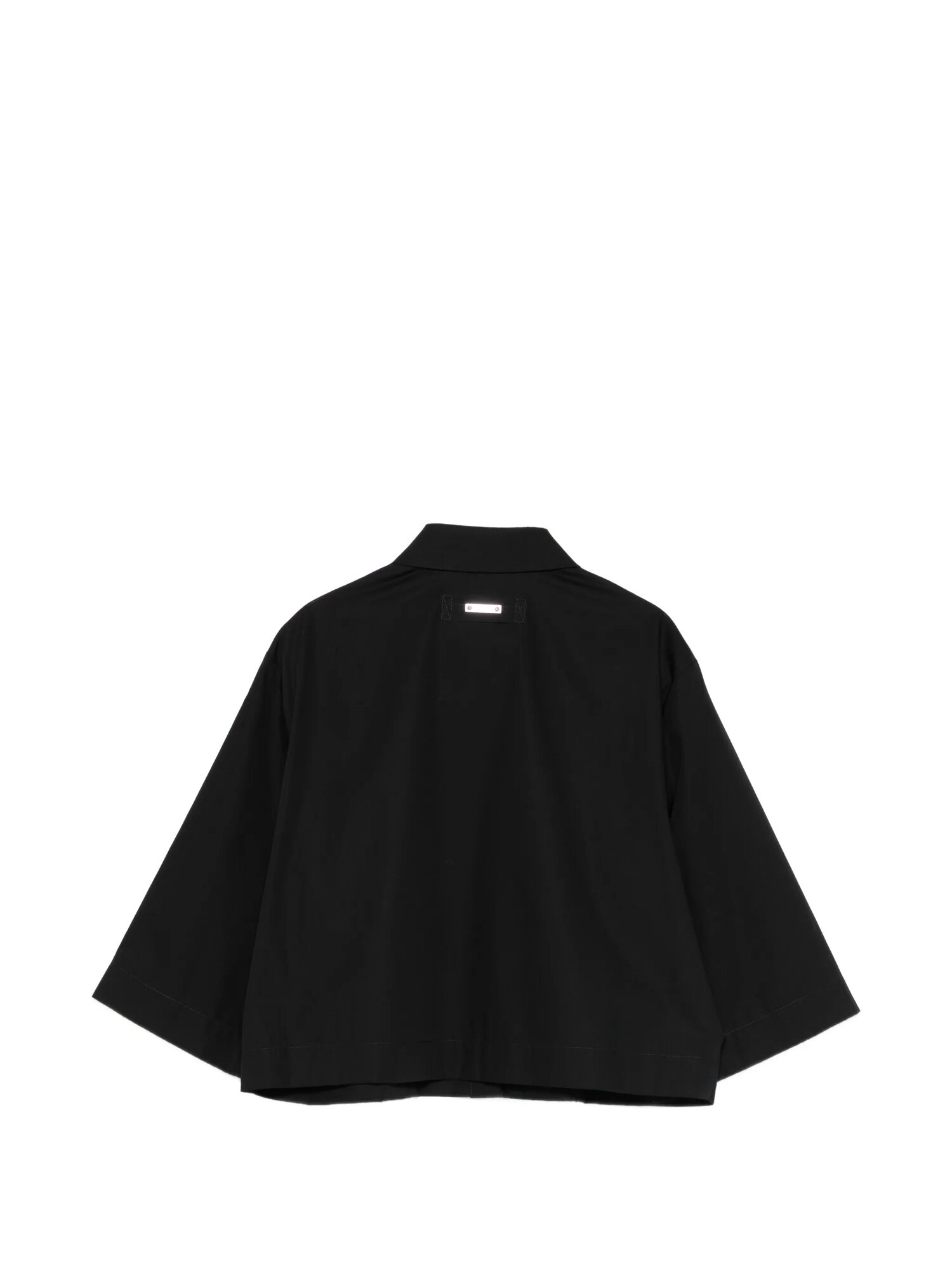Рубашка Iceberg Eyelet-collar shirt, размер 42, black / black — фото 1