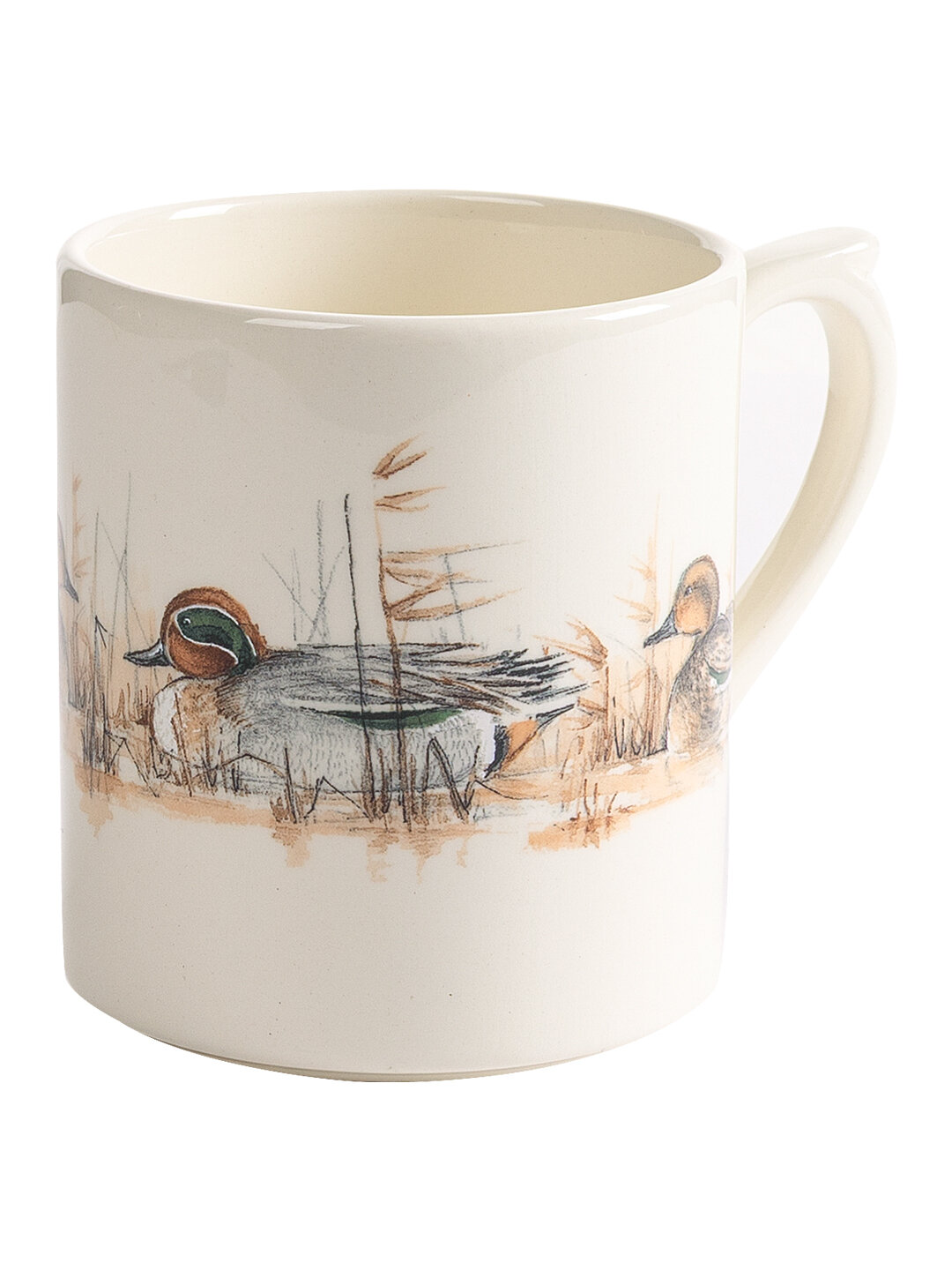 Кружка фаянсовая Gien Sologne, 255 мл, декор, глазурь, Франция