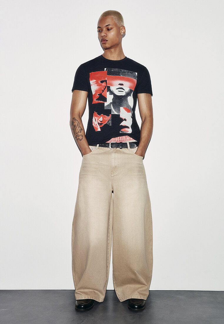 Джинсы широкие urban 