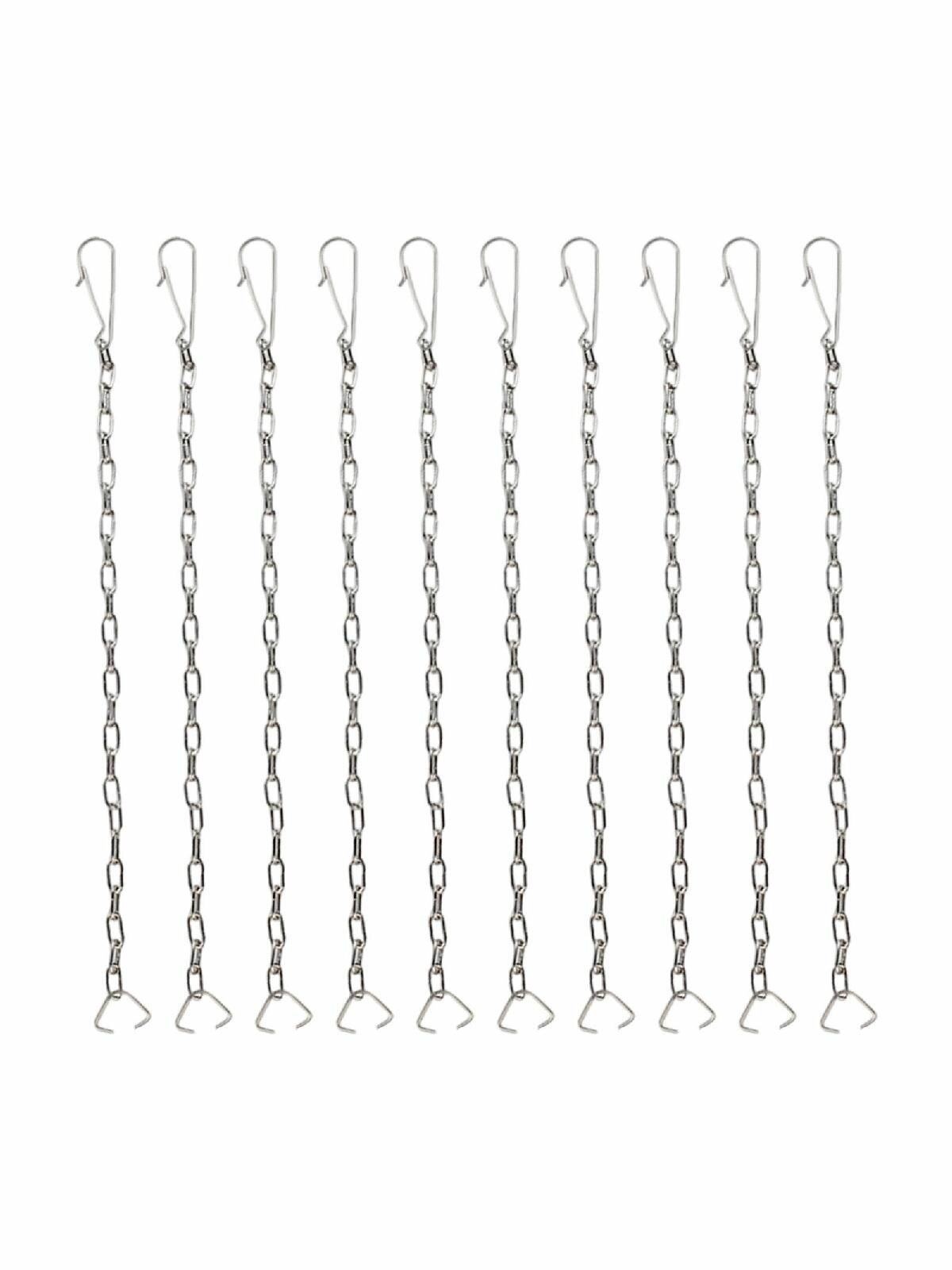 (10 шт.) Аксессуары для бачка унитаза: нержавеющая цепочка с шарообразной ручкой - модель 0125